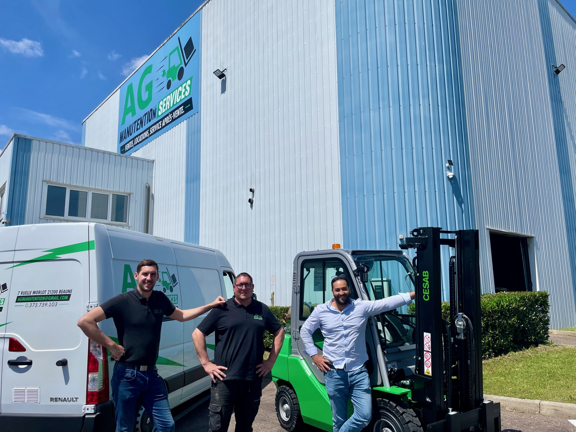 Beaune - AG Manutention Services : deux amis d'enfance à la tête d'une entreprise aux solutions ...
