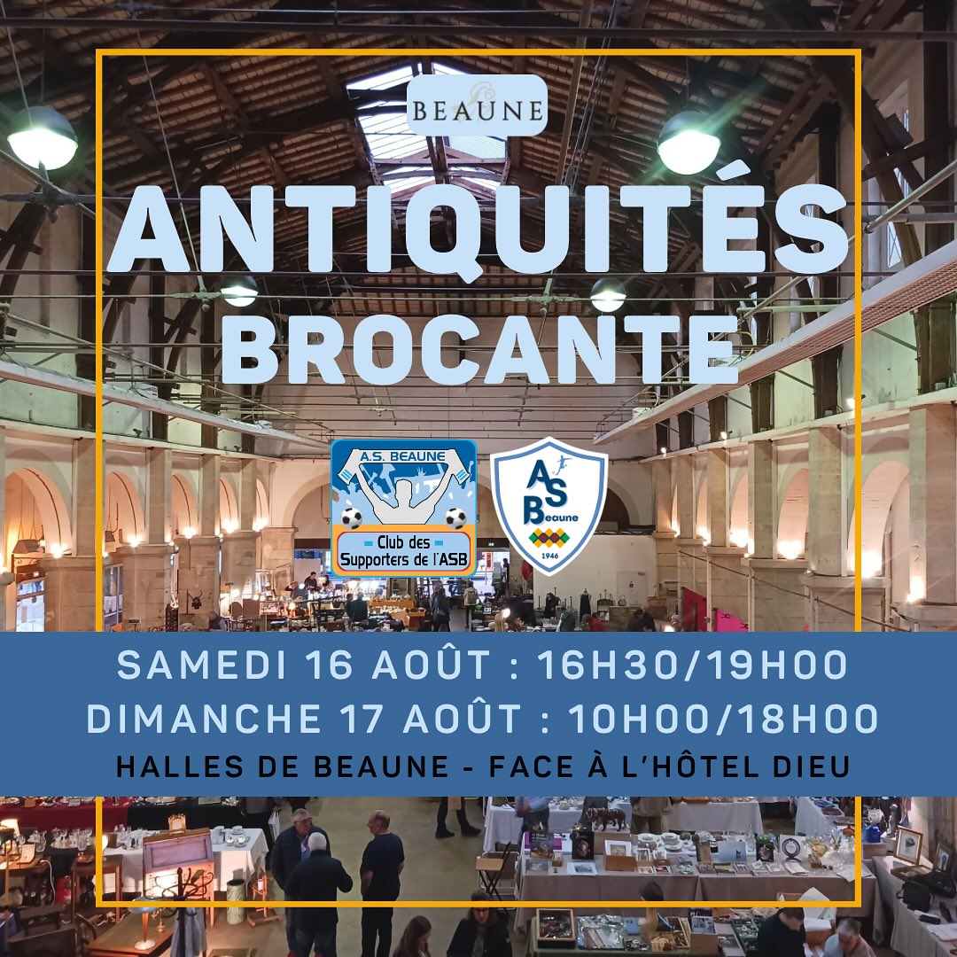 Beaune – Quatrième brocante 2025 du club des supporters de l’AS Beaune ...