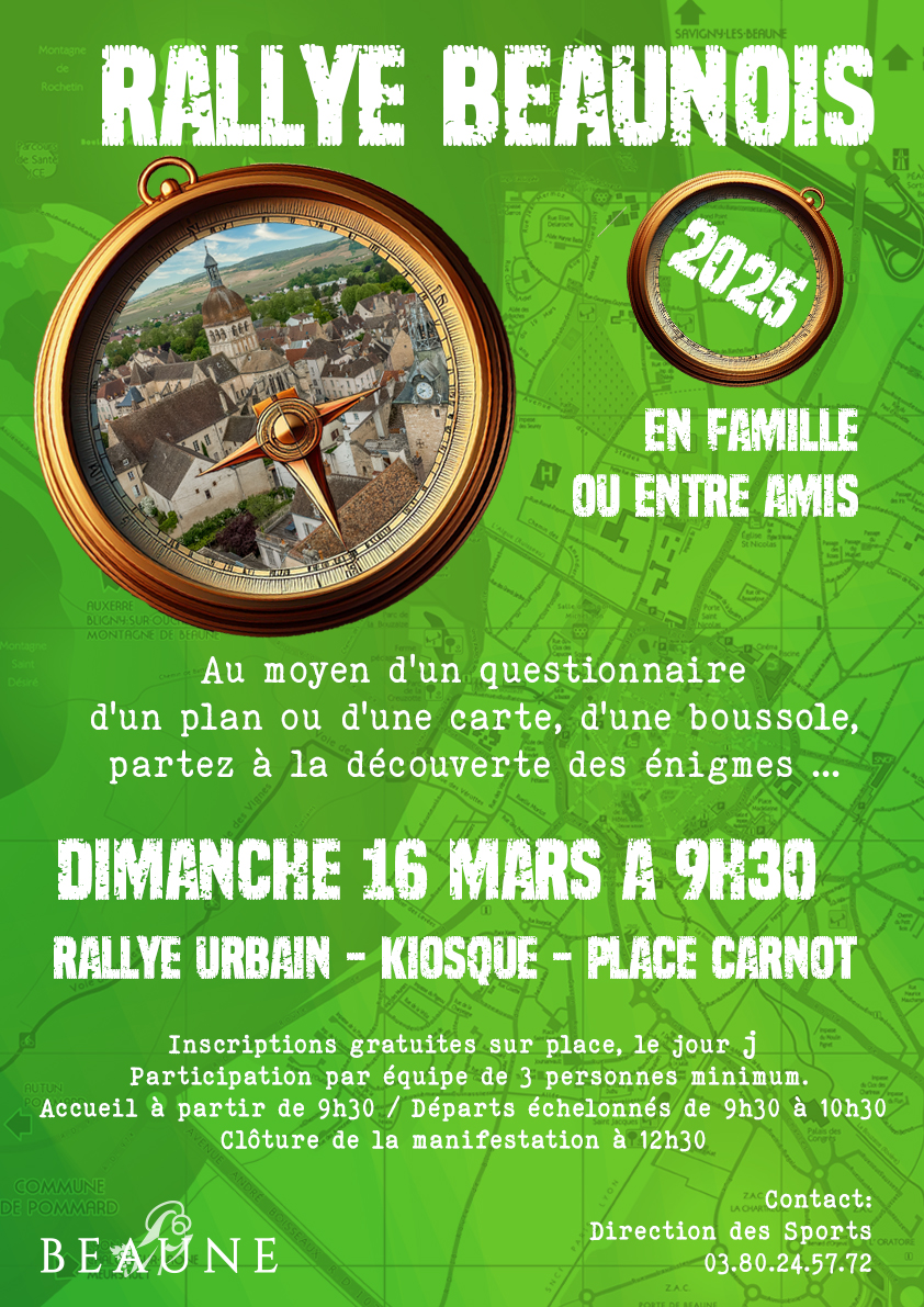 Le Rallye Urbain Beaunois revient pour une nouvelle édition ce dimanche ...