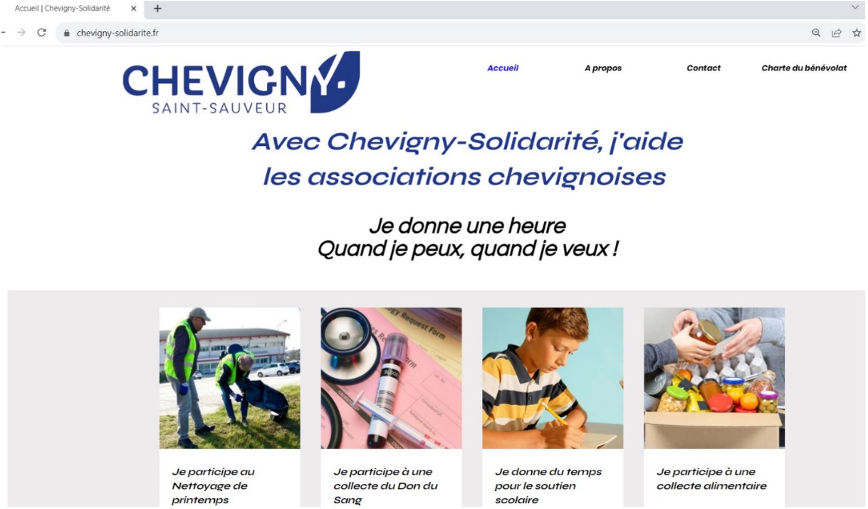 Avec Chevigny-solidarite.fr, les Chevignois peuvent donner une heure de ...