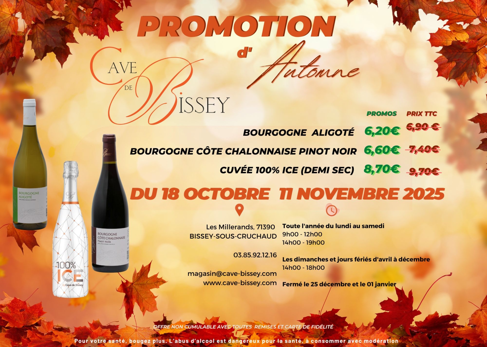 Profitez de nos Promotions d’Automne et de nos Nouveautés à la Cave de ...